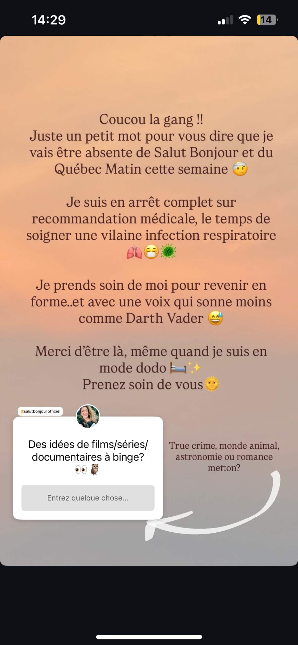 «Salut Bonjour»: Voici pourquoi Marie Andrée Leblond est absente cette ...
