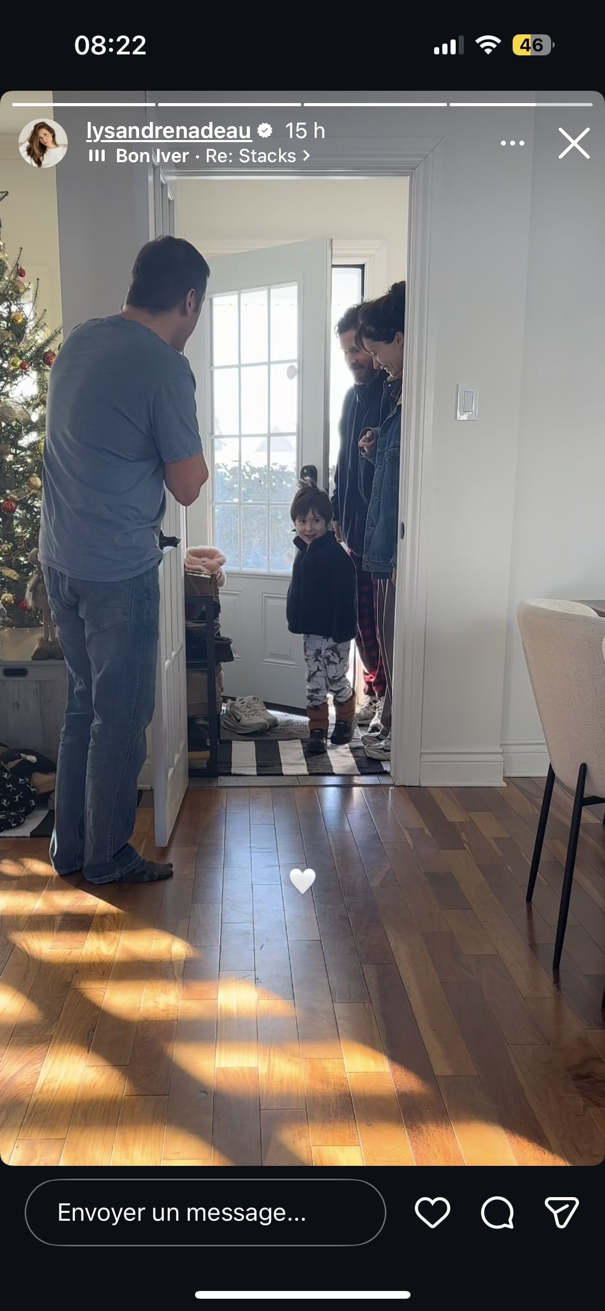 Lysandre Nadeau célèbre le congé d'hôpital de Blaise avec un témoignage ...