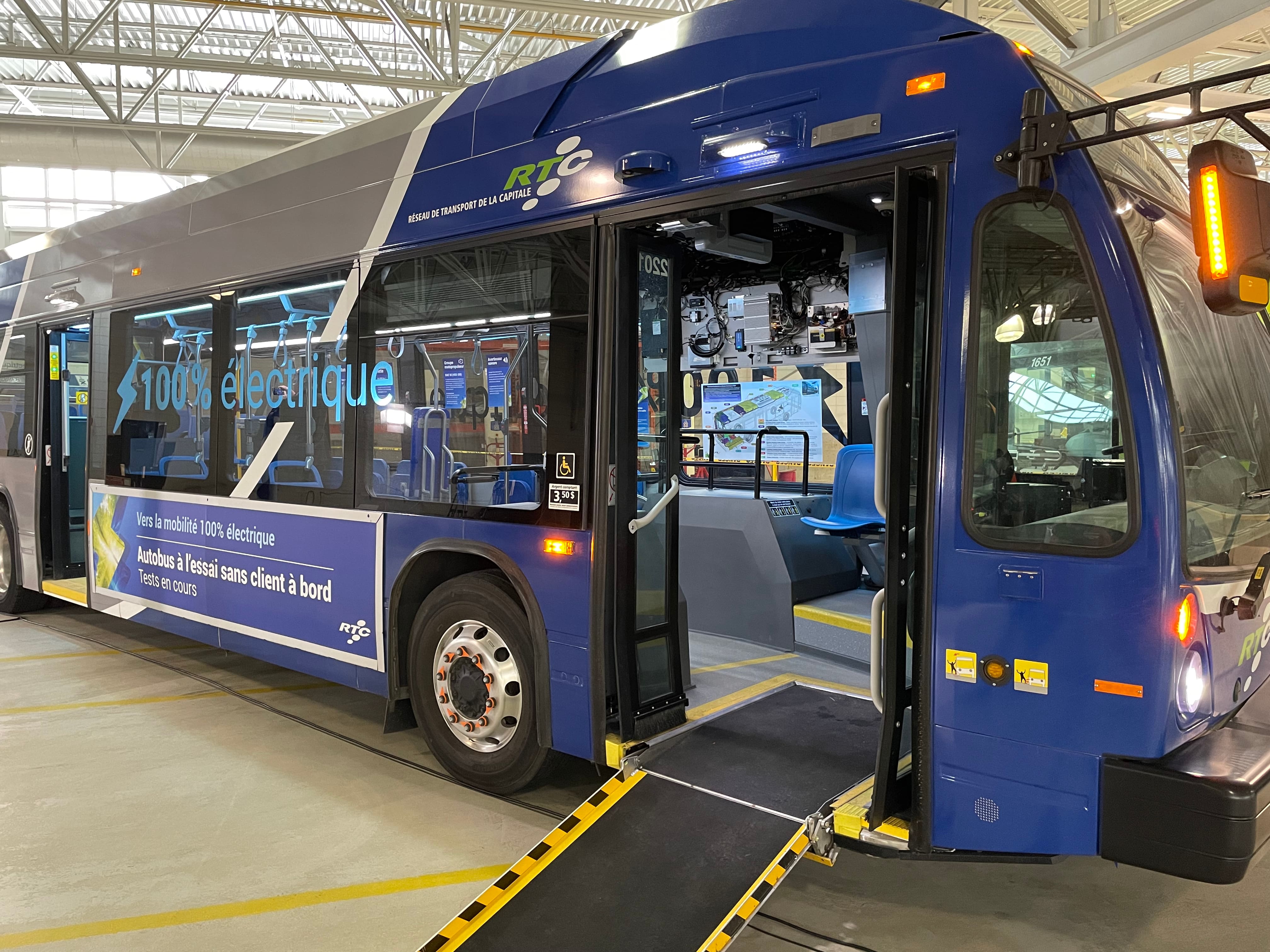 RTC: projet pilote pour des autobus électriques | JDQ