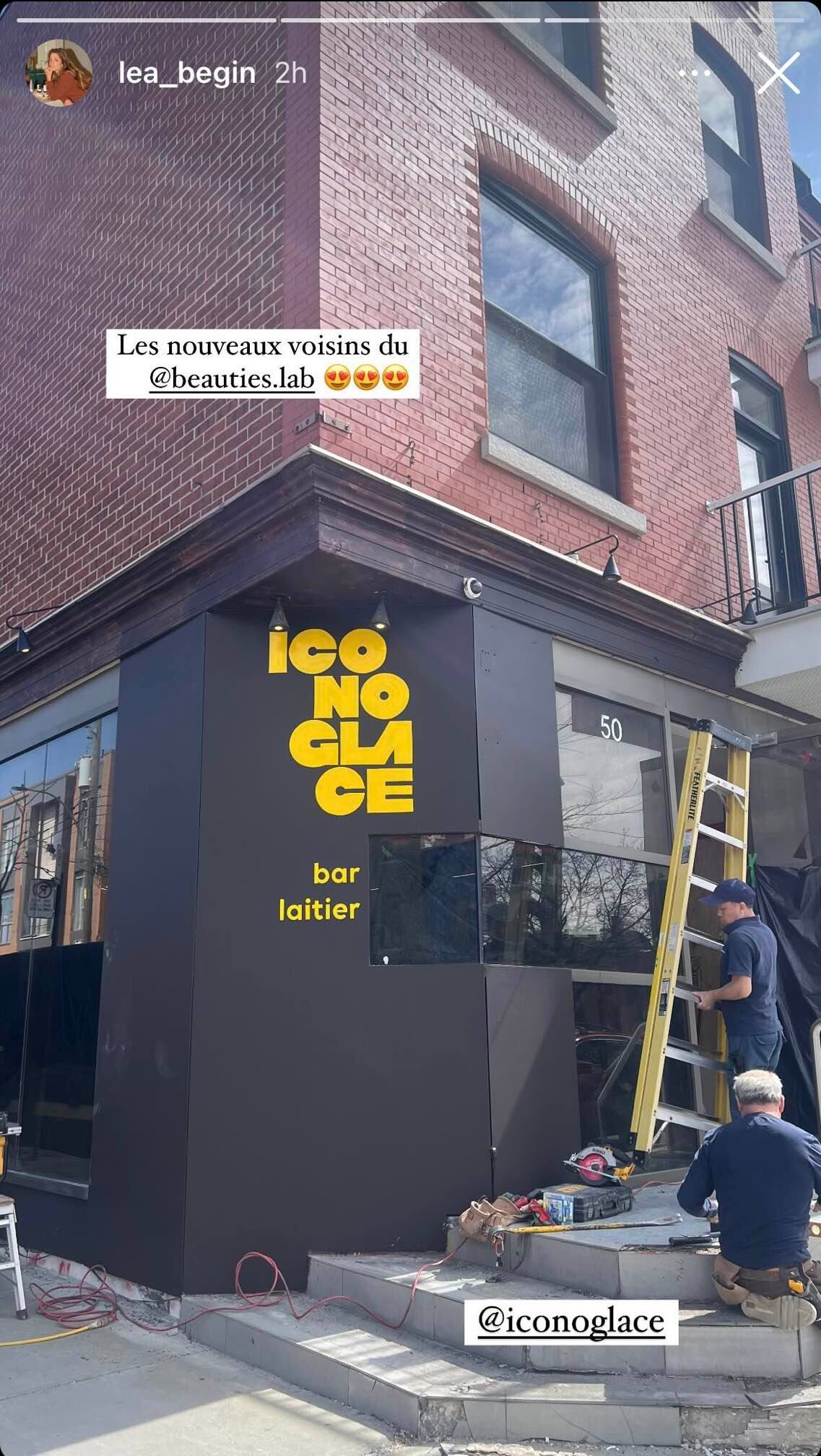 Une nouvelle succursale ICONOGLACE ouvre dans ce quartier branché de ...