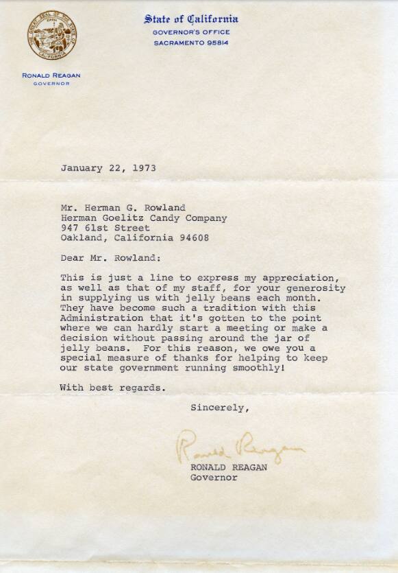 Quand Ronald Reagan a voulu ses jujubes au Château Frontenac | JDM