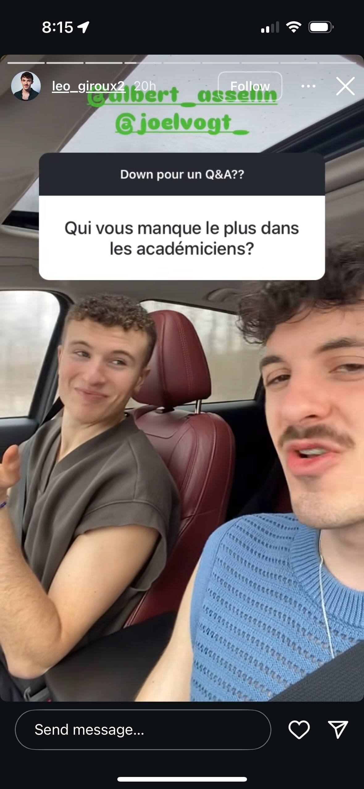 Léo, Romie et Maxim, exclus de l'Académie, passent aux aveux sur le corps professoral | billie