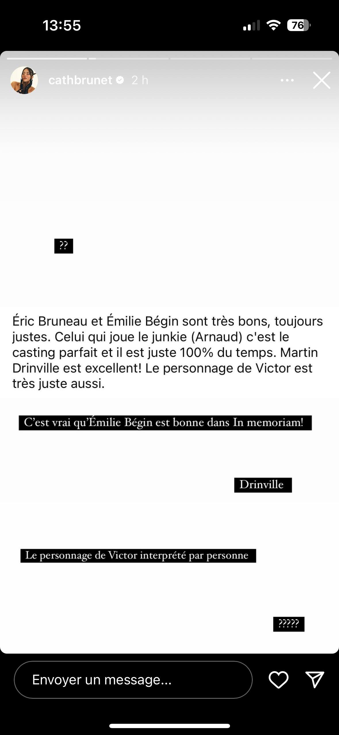 Catherine Brunet fait de choquantes découvertes parmi les commentaires ...