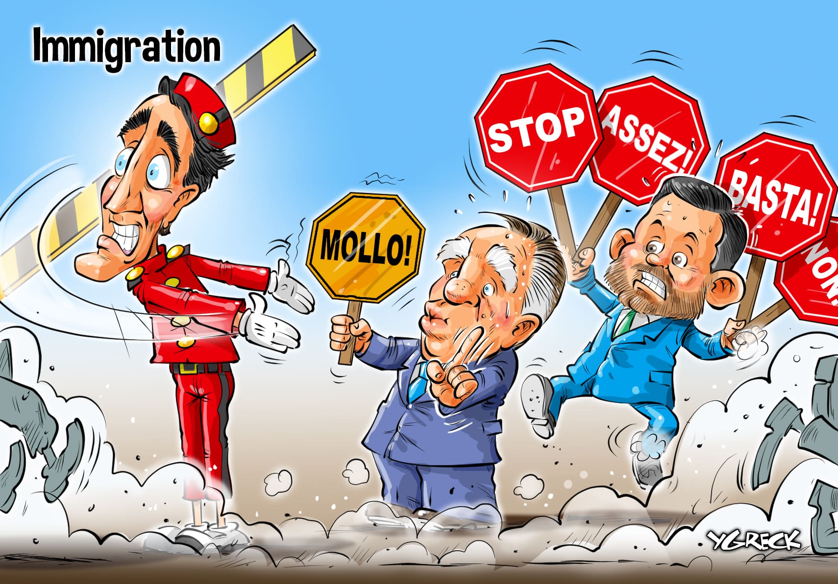 La caricature d'Ygreck en vidéo: désaccord Ottawa/Québec sur l'immigration | JDQ