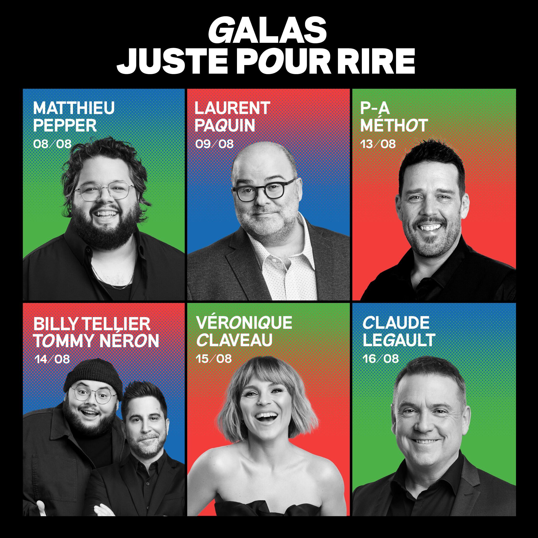 Juste pour rire 2025: des Galas «québécois» présentés uniquement à ...