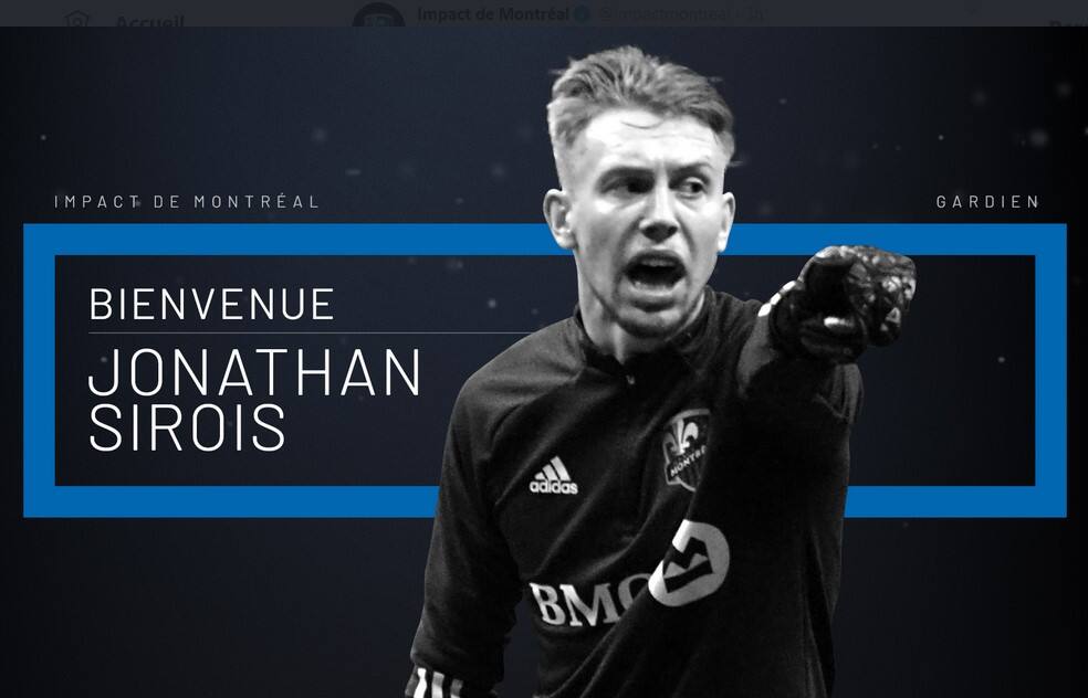 Jonathan Sirois se taille une place avec l'Impact - TVA Sports