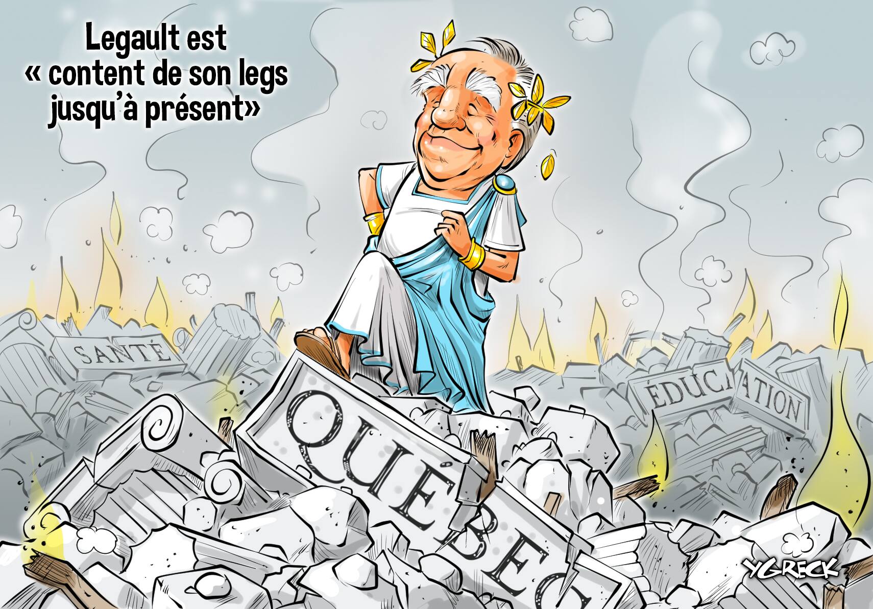 La caricature d'Ygreck | Le Journal de Québec