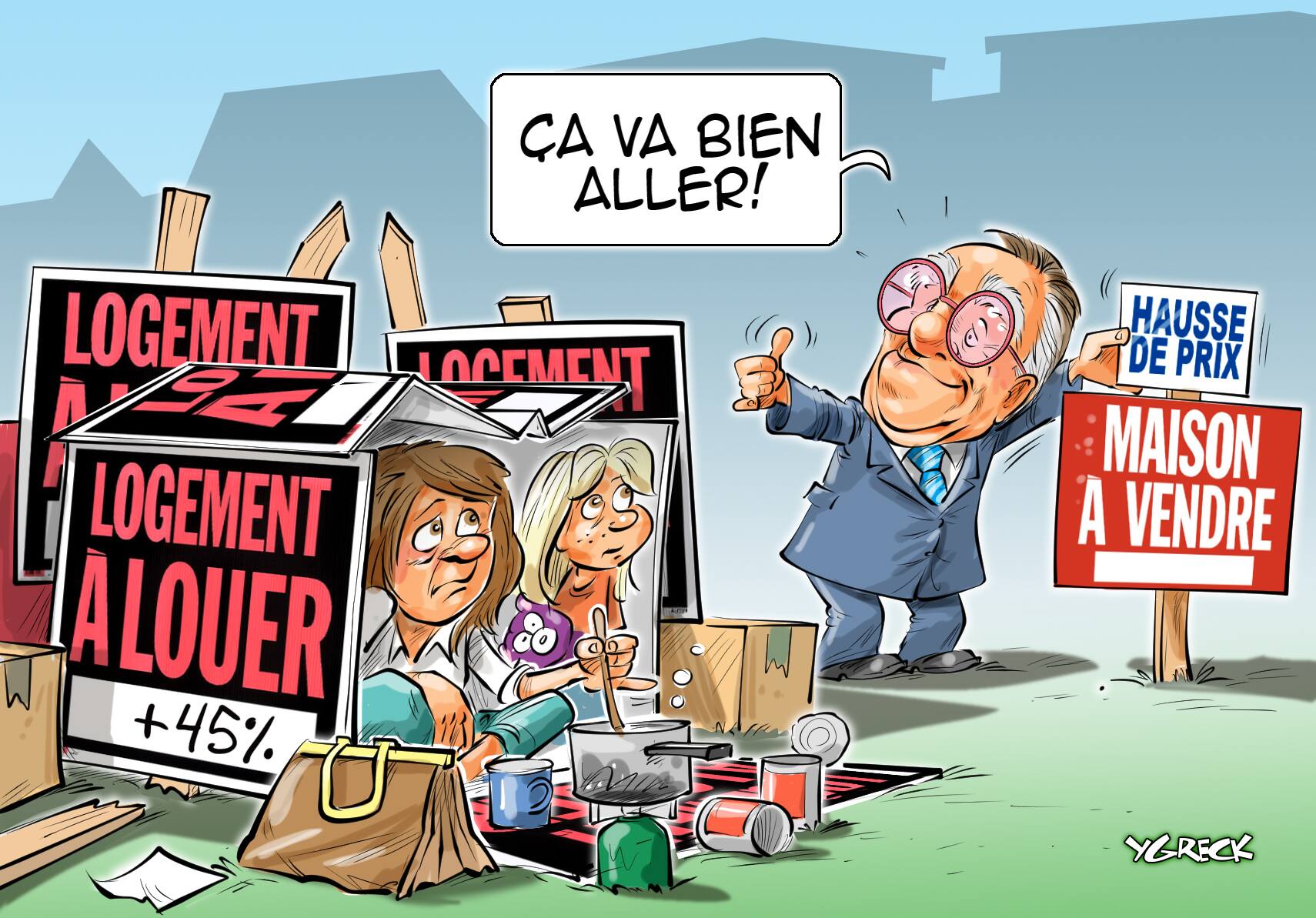 La caricature d'Ygreck | Le Journal de Québec