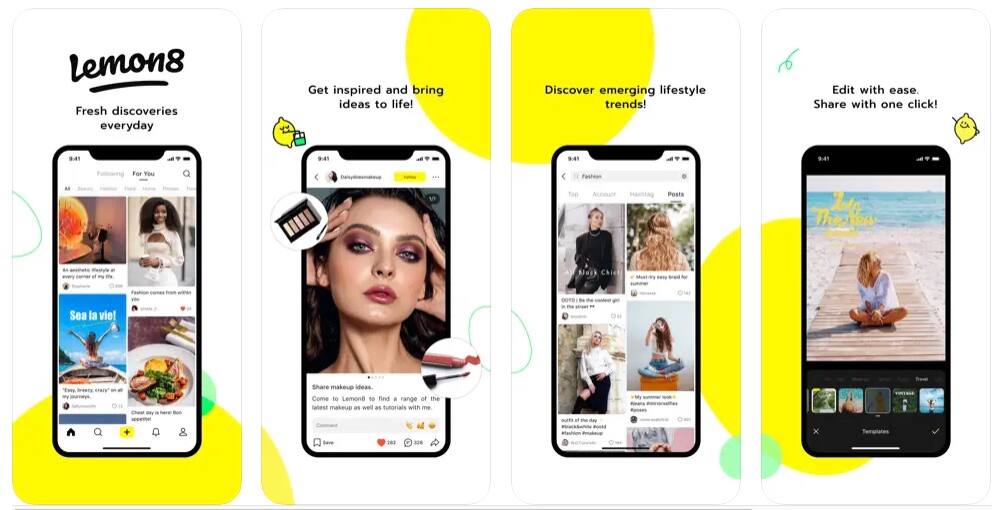 La société derrière TikTok lance une nouvelle application qui envahira la planète : Lemon8 | QUB ...