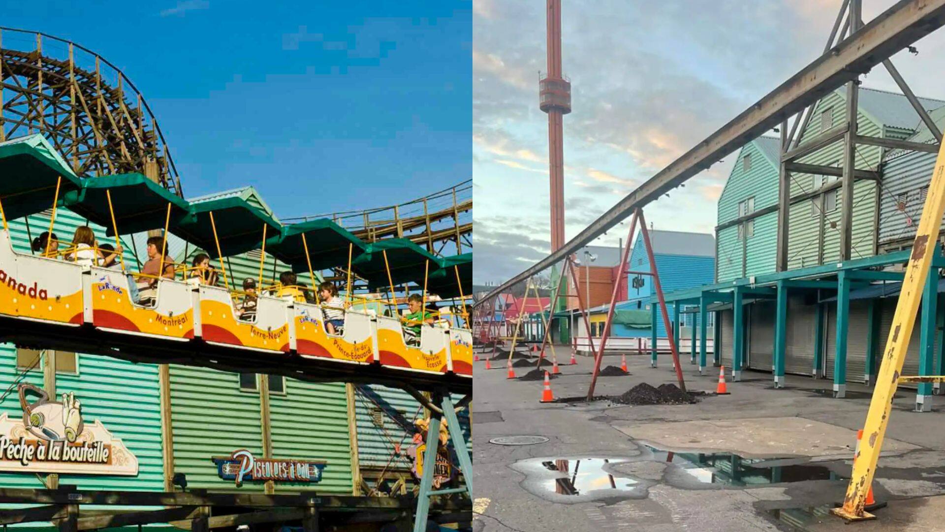 La Ronde est en train de détruire le Minirail construit pour l'Expo 67 ...