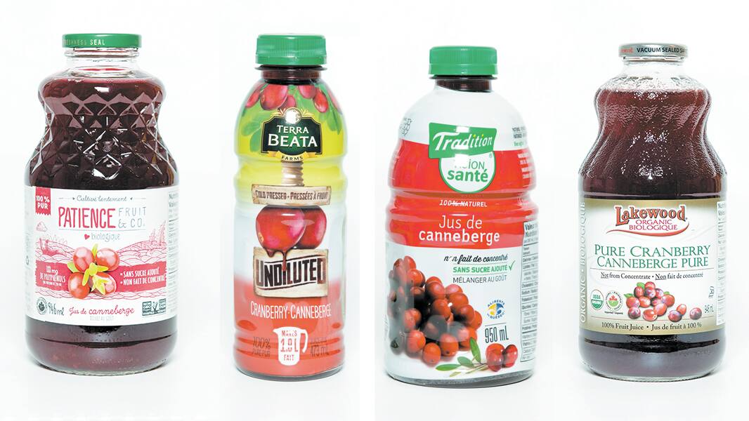 Les jus et cocktails de canneberges au banc d'essai | JDM