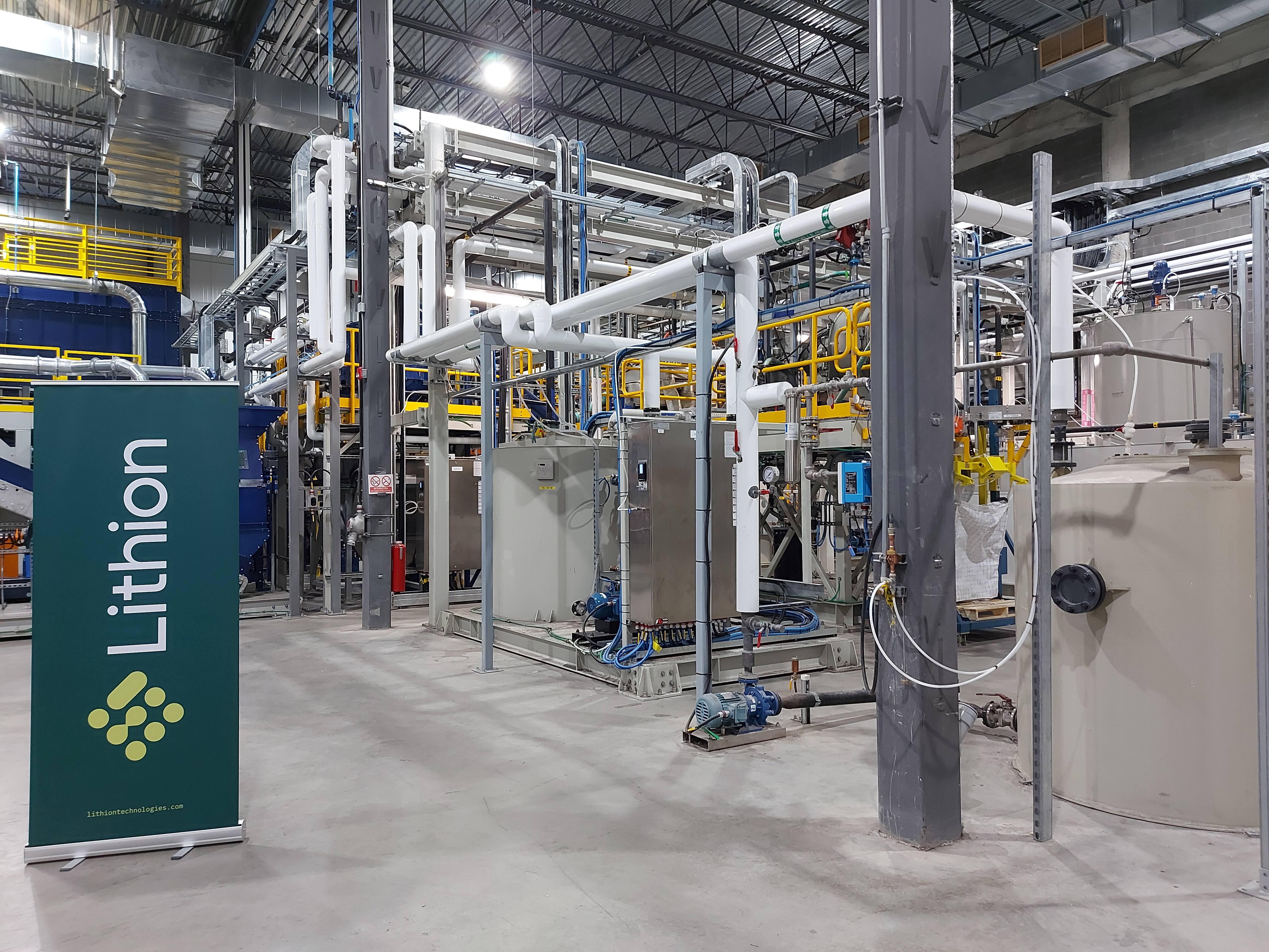 Filière batterie: Lithion inaugure son usine de recyclage de Saint ...