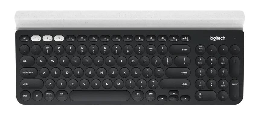 Clavier sans fil Logitech K780: multiappareil, silencieux, avec pavé ...