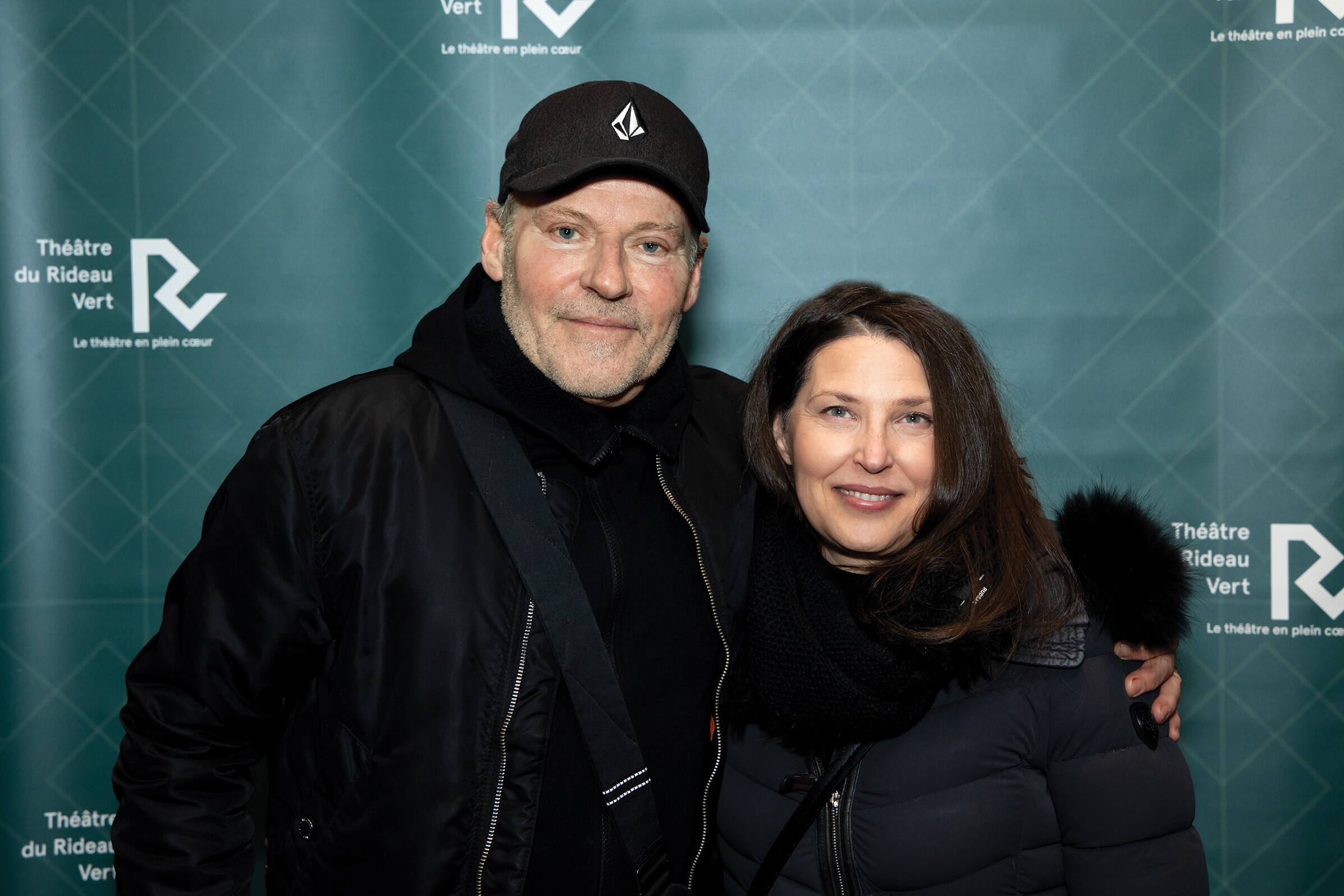 Rare sortie de couple pour Luc Guérin et sa conjointe Catherine Sénart ...