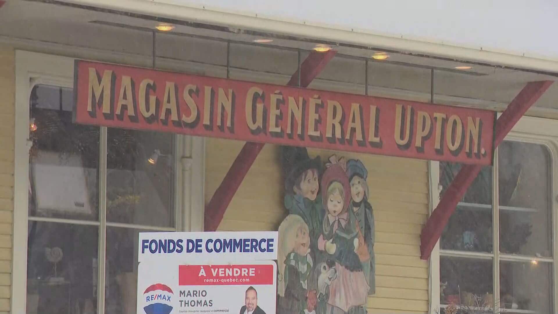 Le magasin général d’Upton, ouvert depuis 145 ans, est à vendre | TVA Nouvelles