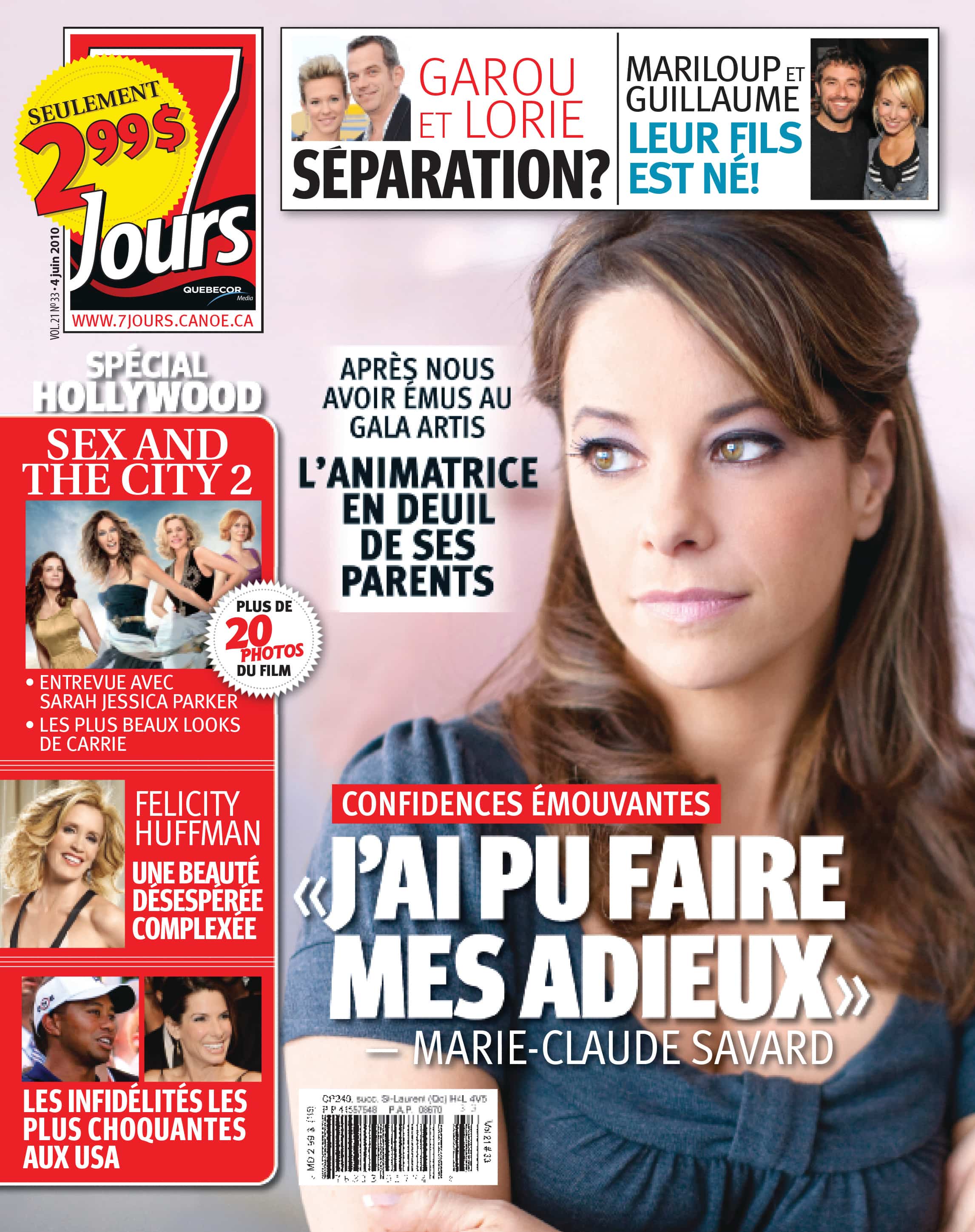 Les 20 couvertures du 7 Jours qui ont fait jaser en 2010 | 7 Jours