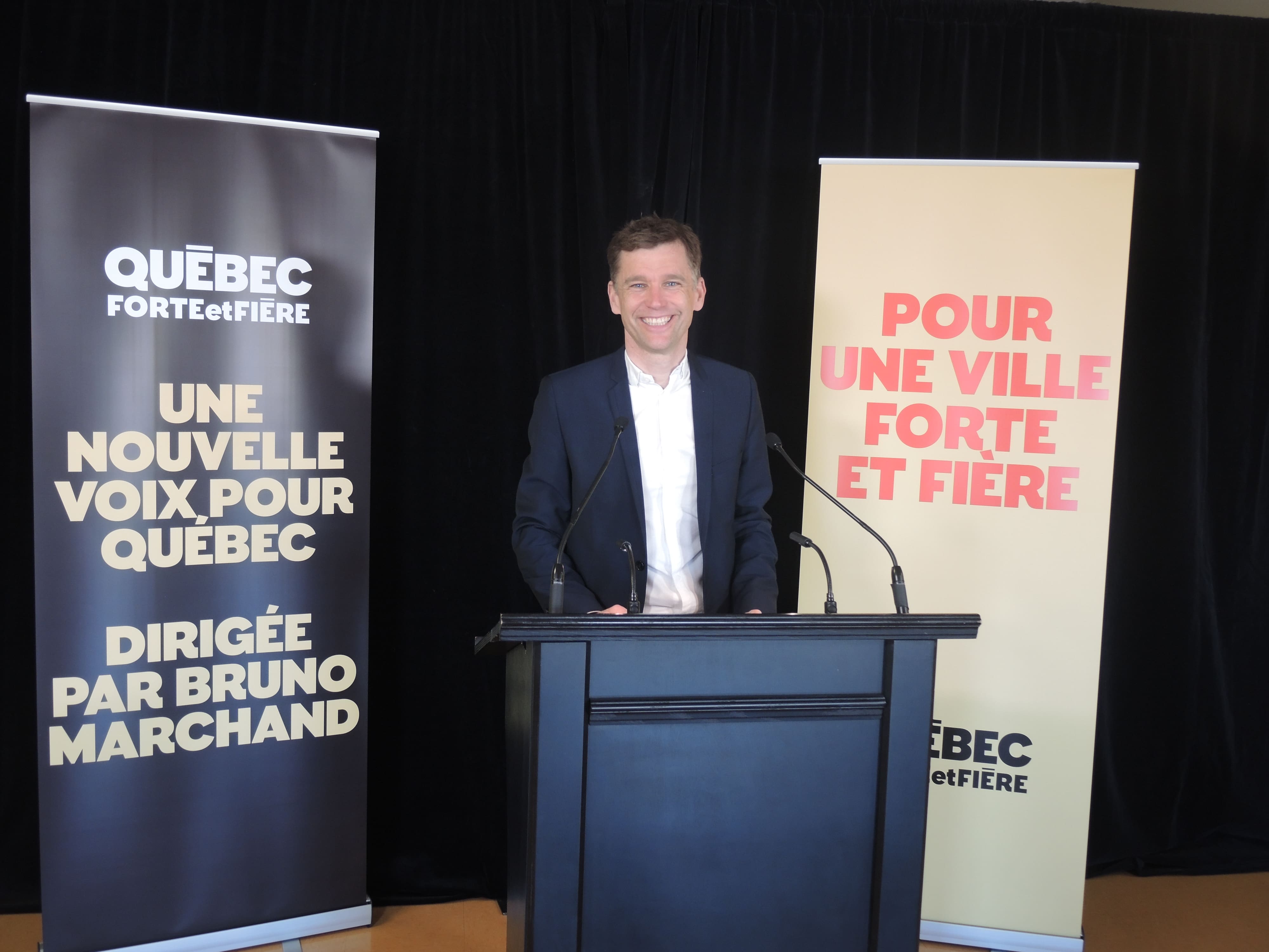Bruno Marchand officialise sa candidature à la mairie de Québec | JDQ