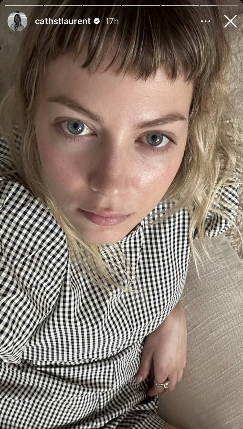 Catherine Saint-Laurent s'est coupé les cheveux elle-même et le ...