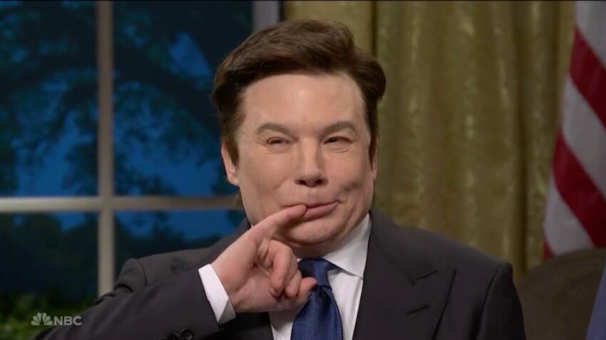 À VOIR | Mike Myers retourne à «Saturday Night Live» se moquer d’Elon ...