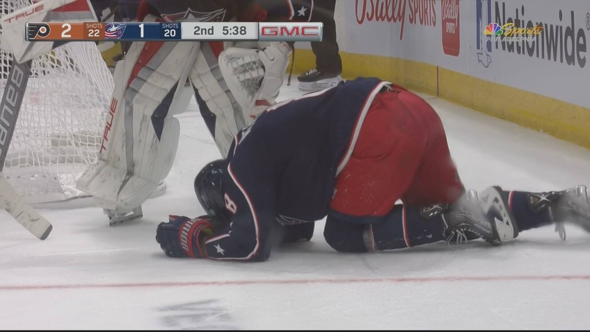 Werenski victime d’un coup douteux - TVA Sports