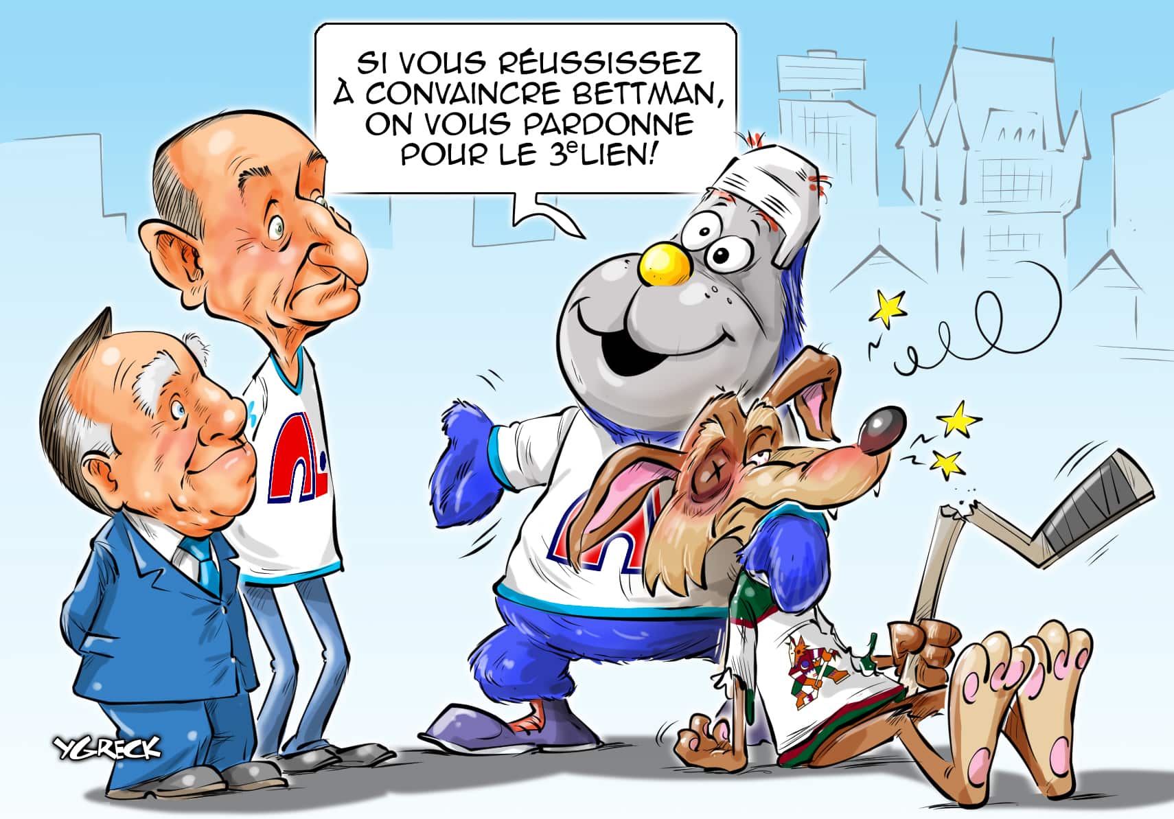 La caricature d'Ygreck | Le Journal de Montréal