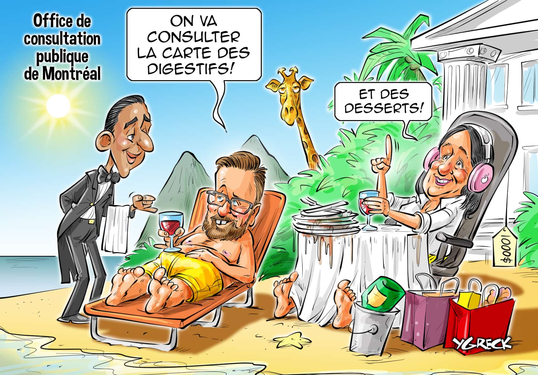 La caricature d'Ygreck | Le Journal de Montréal