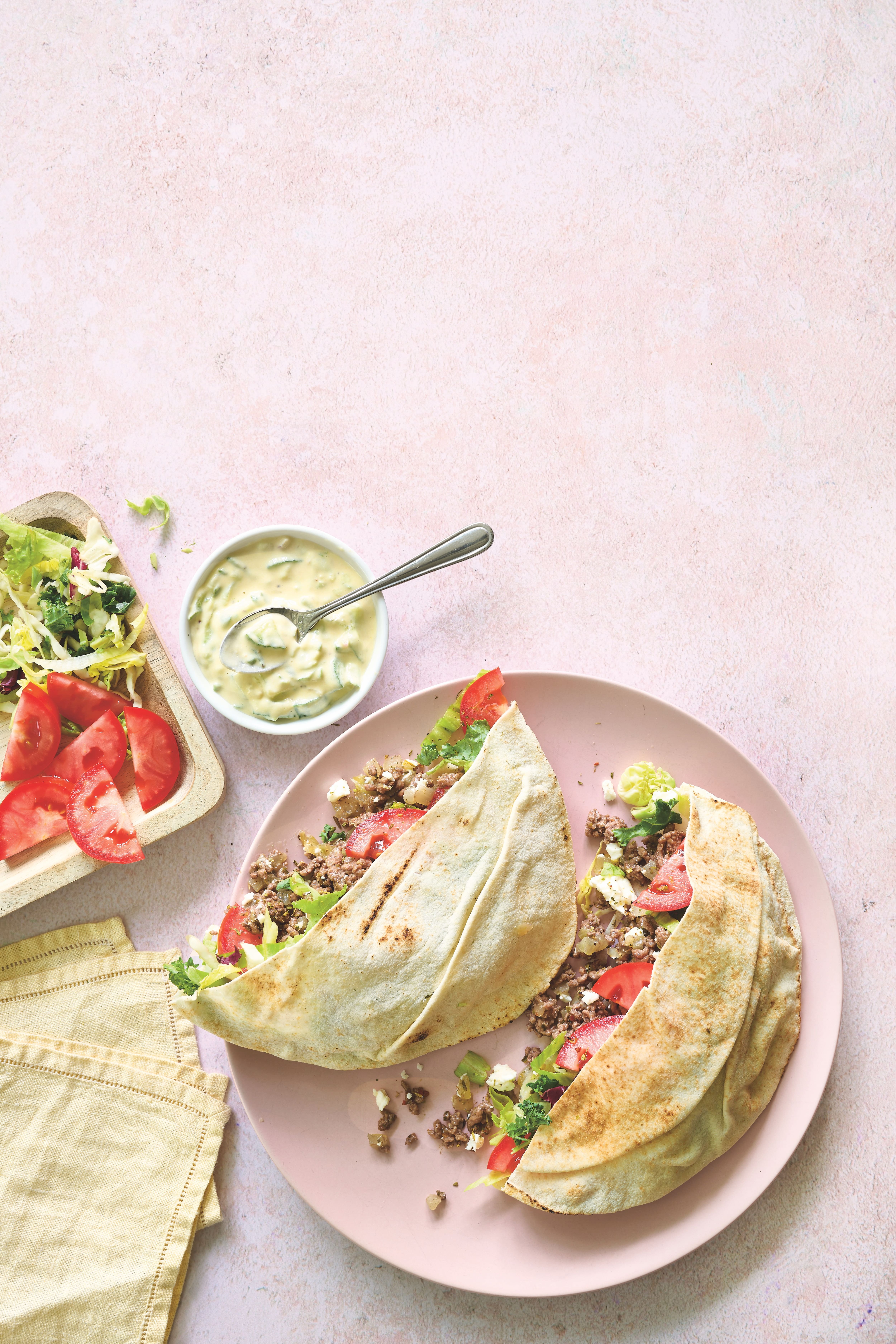 Pitas au bœuf à la méditerranéenne | Coup de pouce