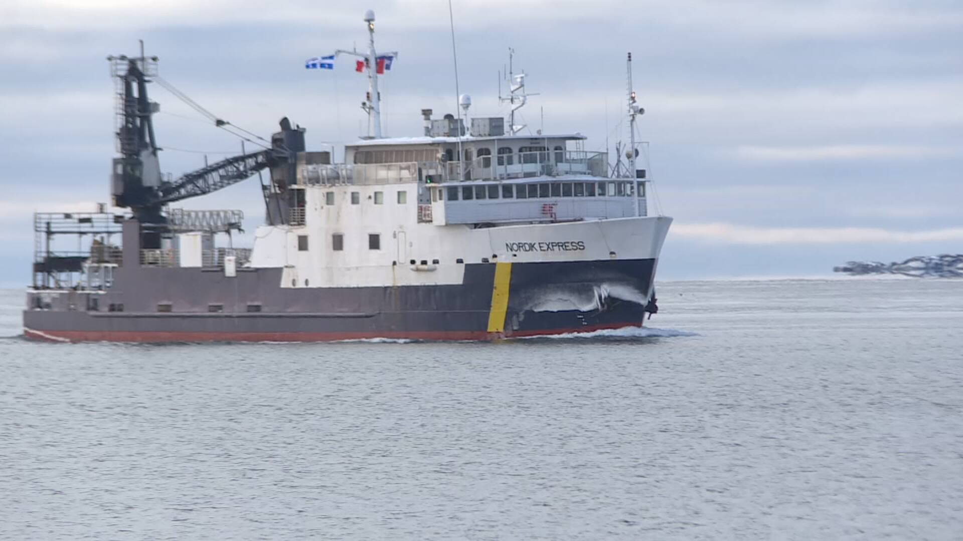 Le Nordik Express est arrivé à Sept-Îles | TVA Nouvelles