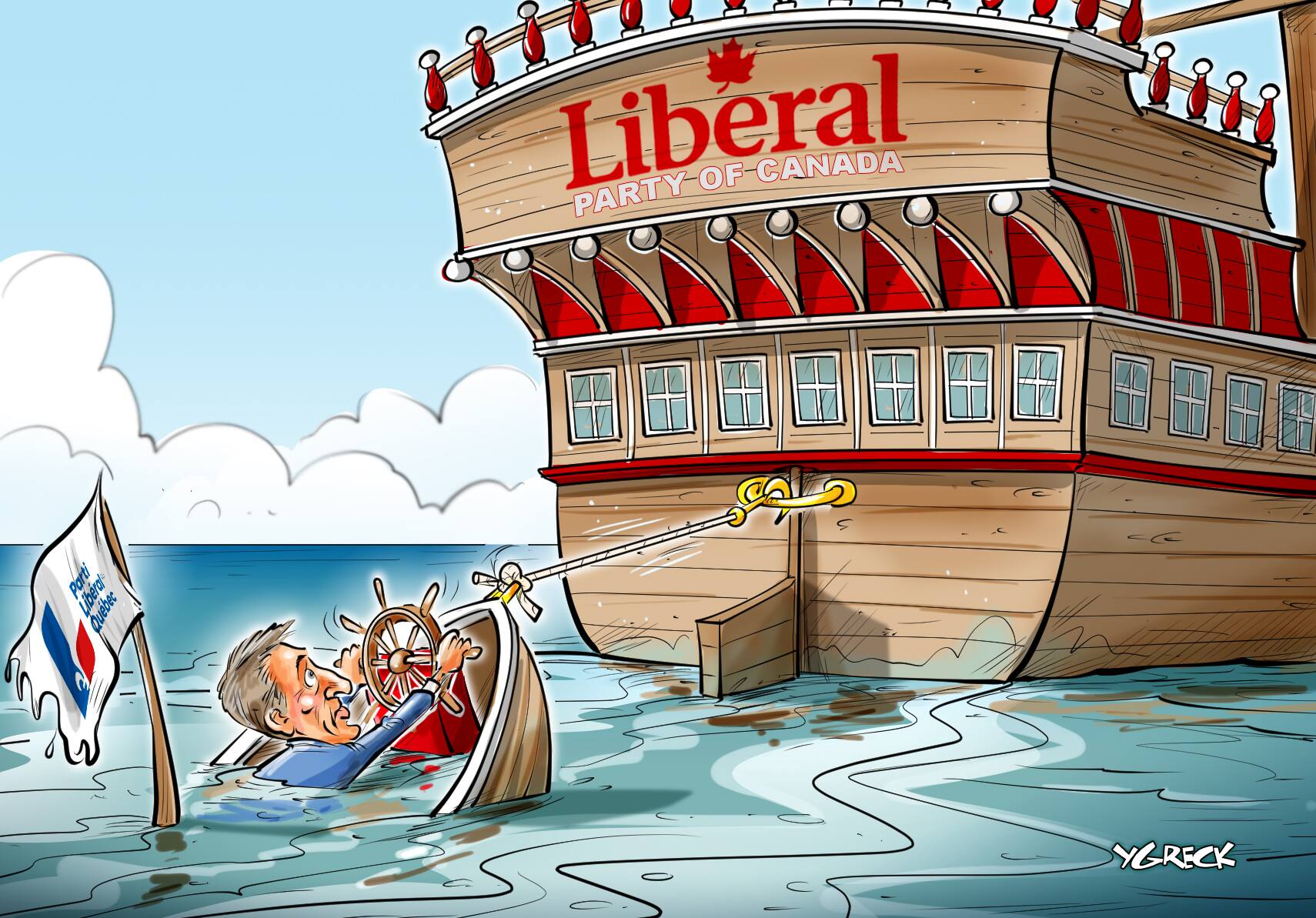 La caricature d'Ygreck | Le Journal de Montréal