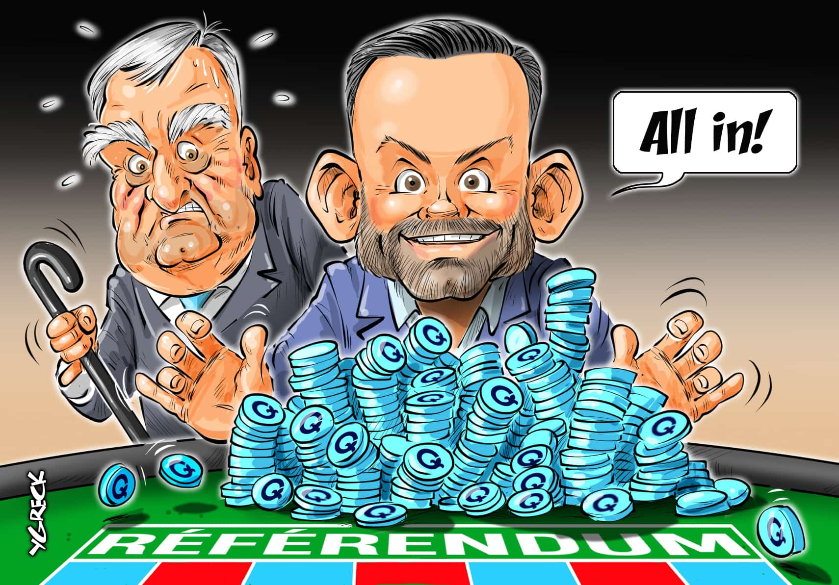 La caricature d’Ygreck | Le Journal de Montréal