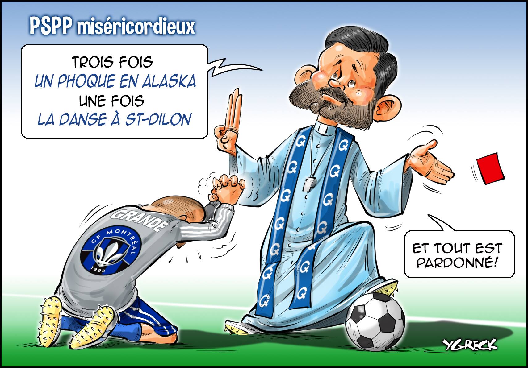 La caricature d'Ygreck | Le Journal de Montréal