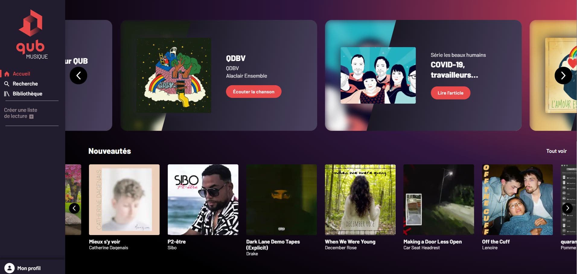 QUB musique: une nouvelle plateforme d’écoute en continu 100% «québ ...