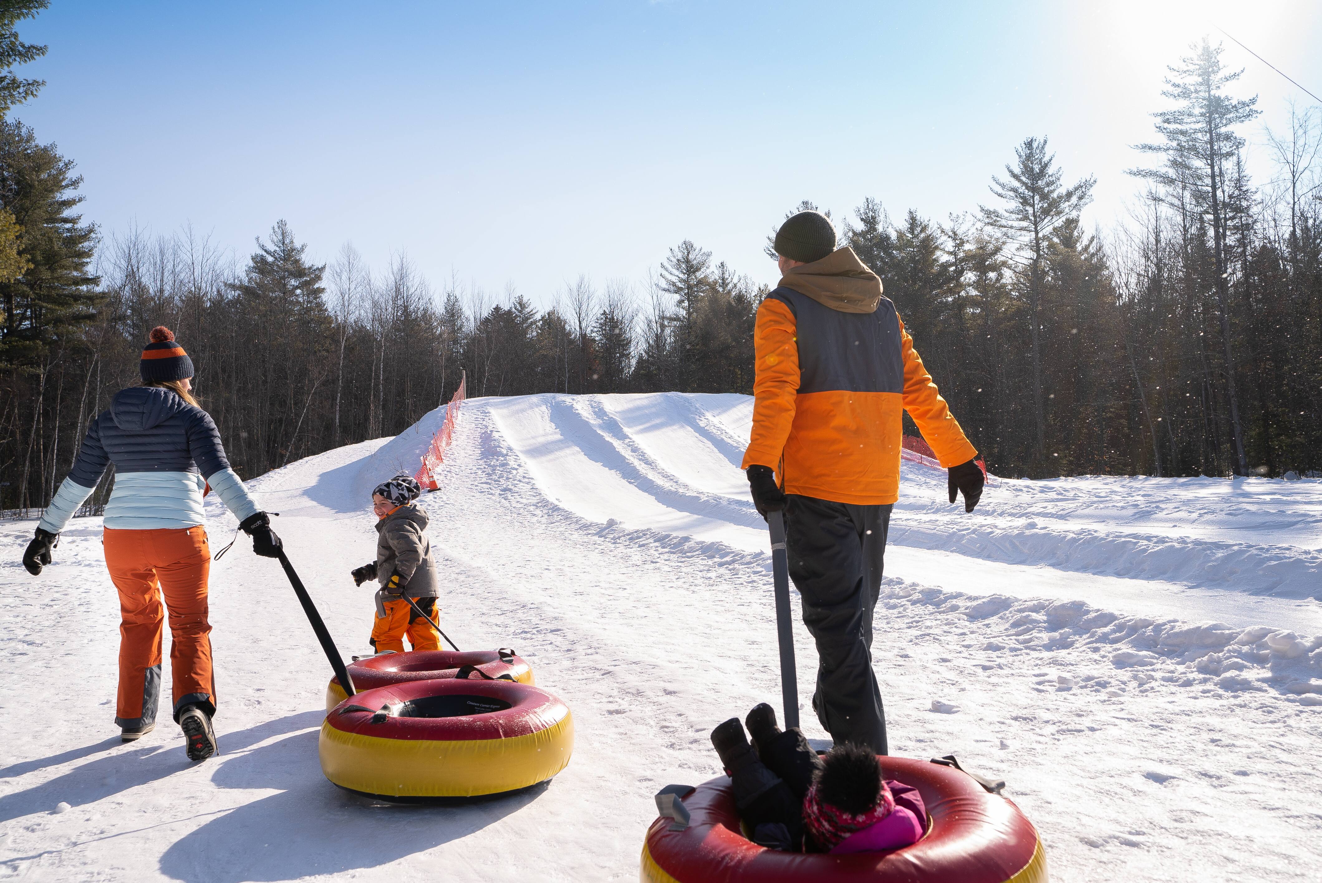 Où faire de la glissade sur tube dans les Laurentides | Salut Bonjour