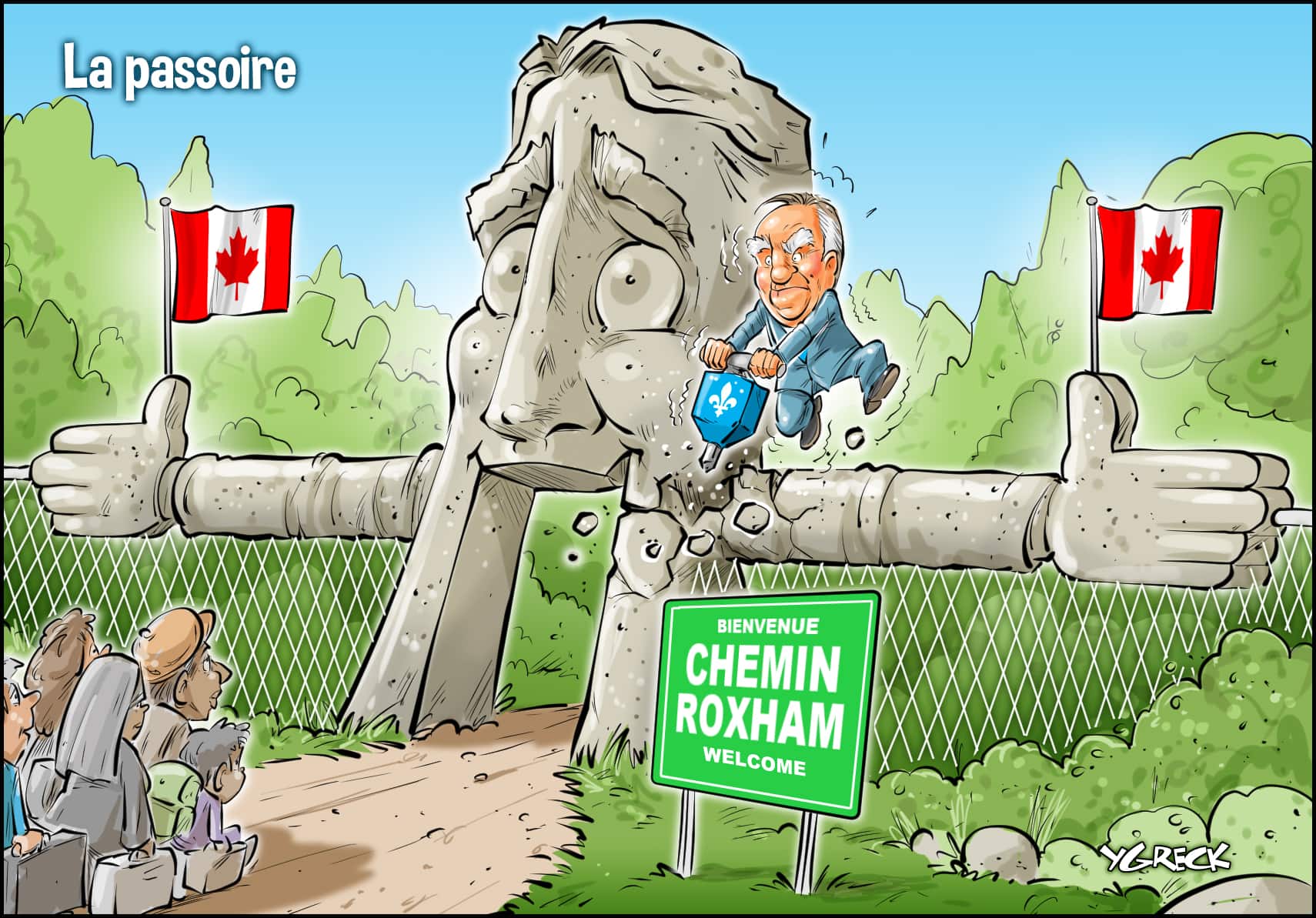 La caricature d'Ygreck | Le Journal de Montréal