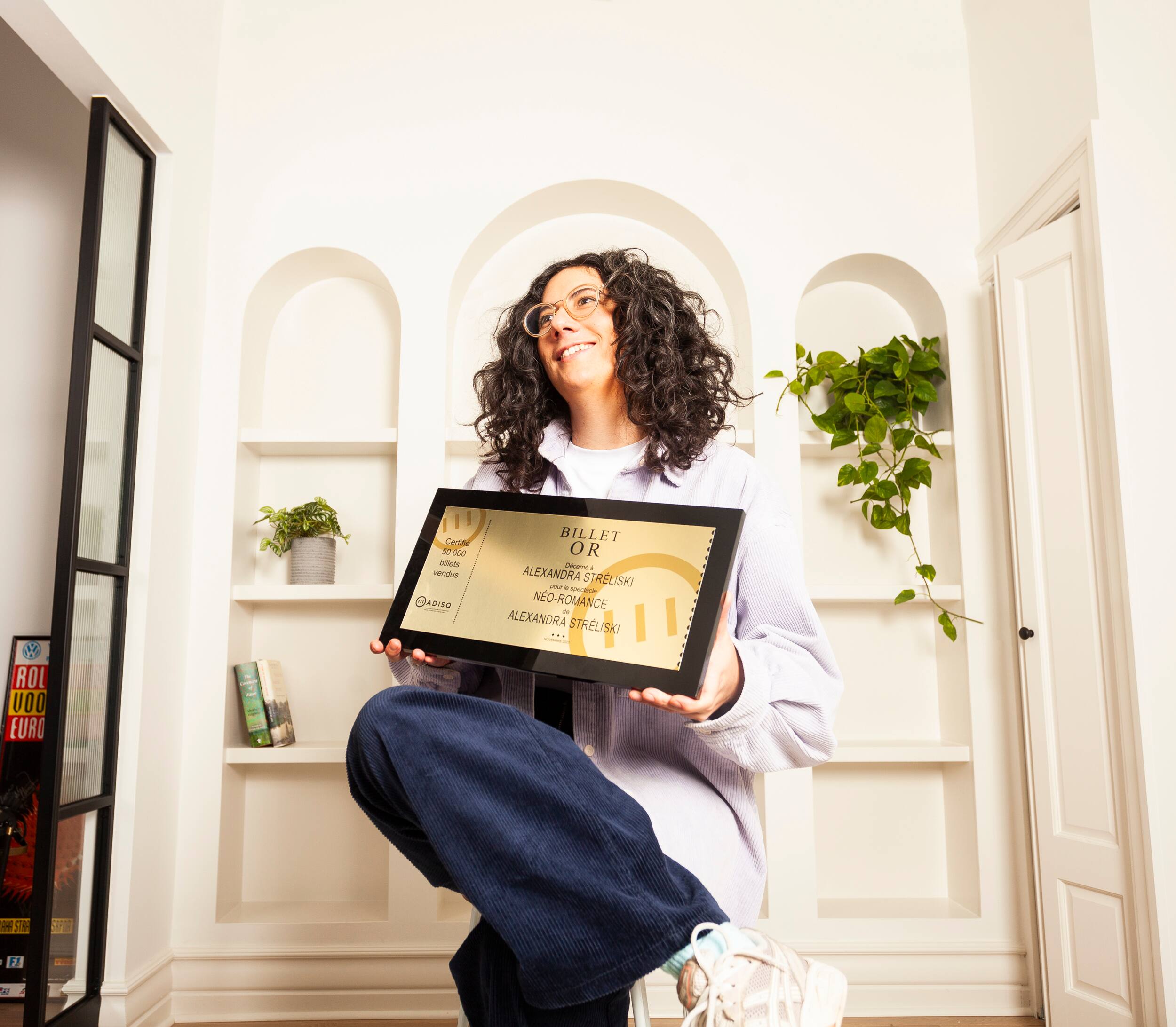 Alexandra Stréliski: un billet d’or pour plus de 50 000 billets vendus ...