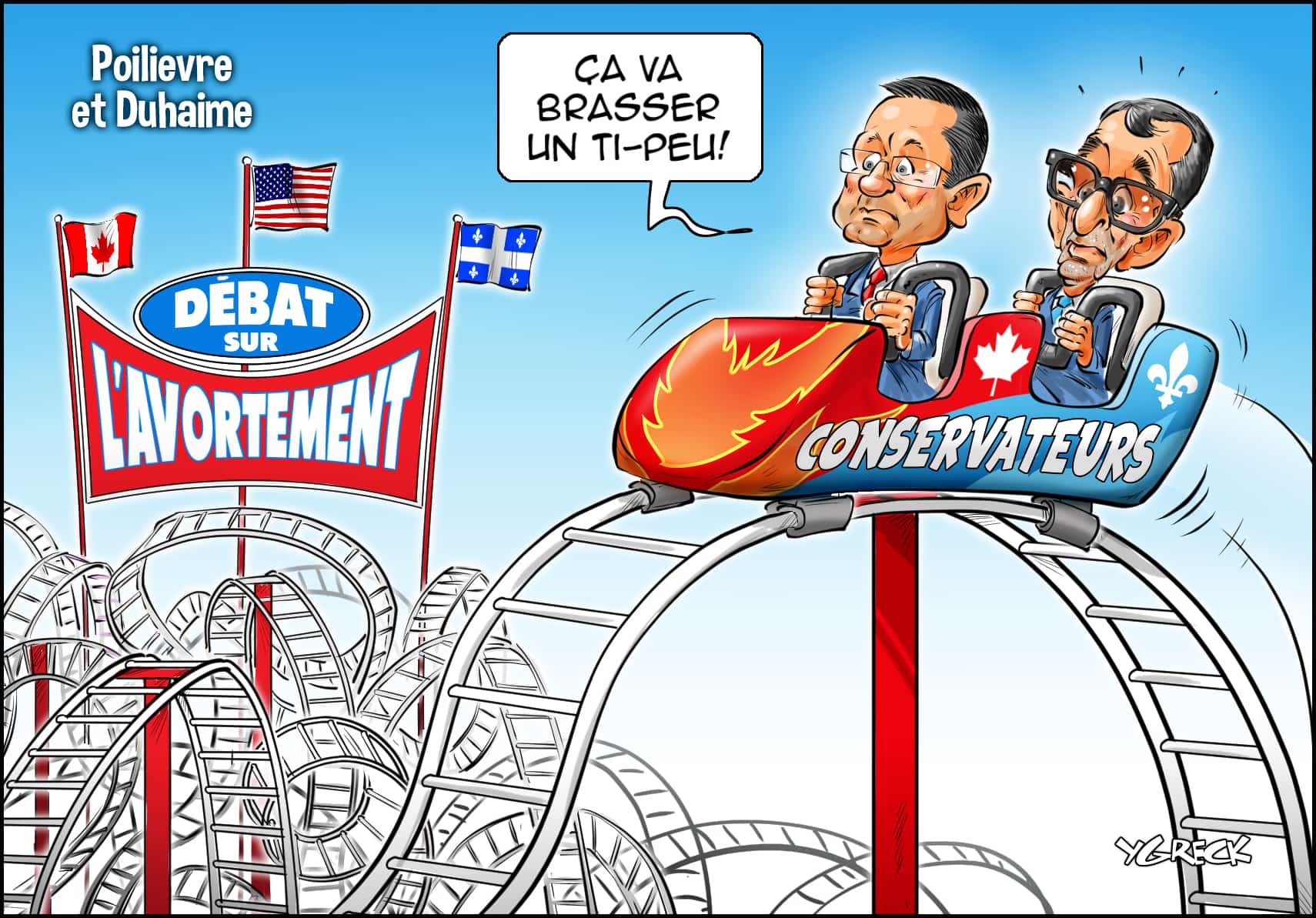 La caricature d'Ygreck | Le Journal de Montréal