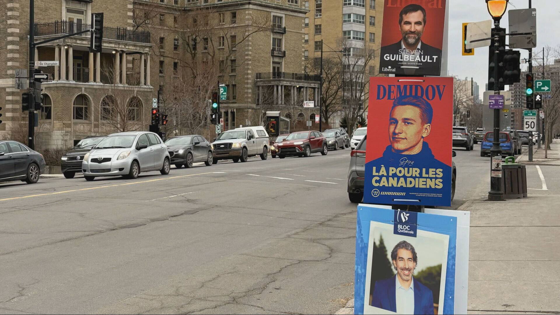 «Là pour les Canadiens»: des «pancartes électorales» d’Ivan Demidov ...
