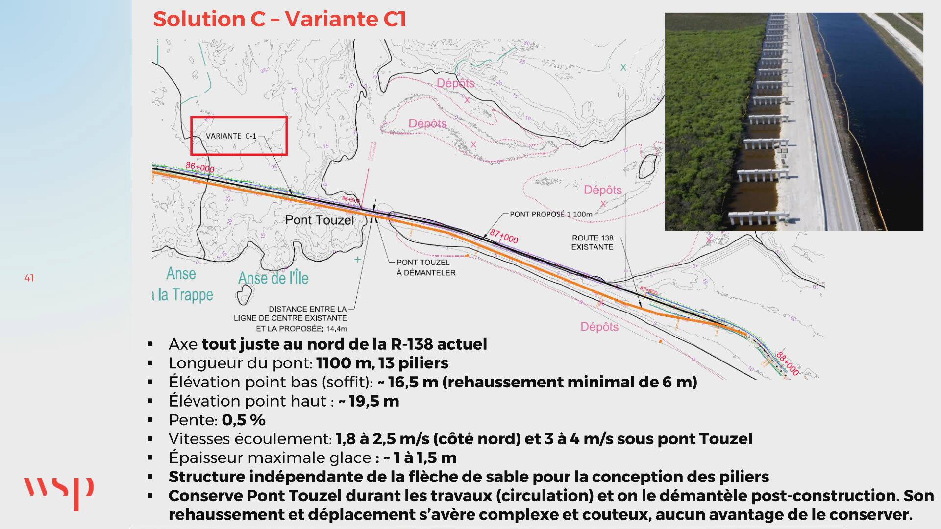 Une firme avait recommandé le démantèlement du pont Touzel en 2020 ...