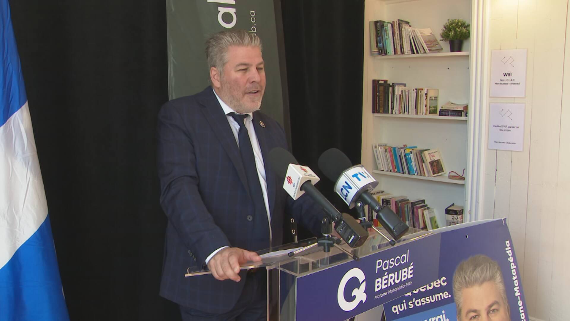 Pascal Bérubé lance sa campagne | Le Journal de Montréal