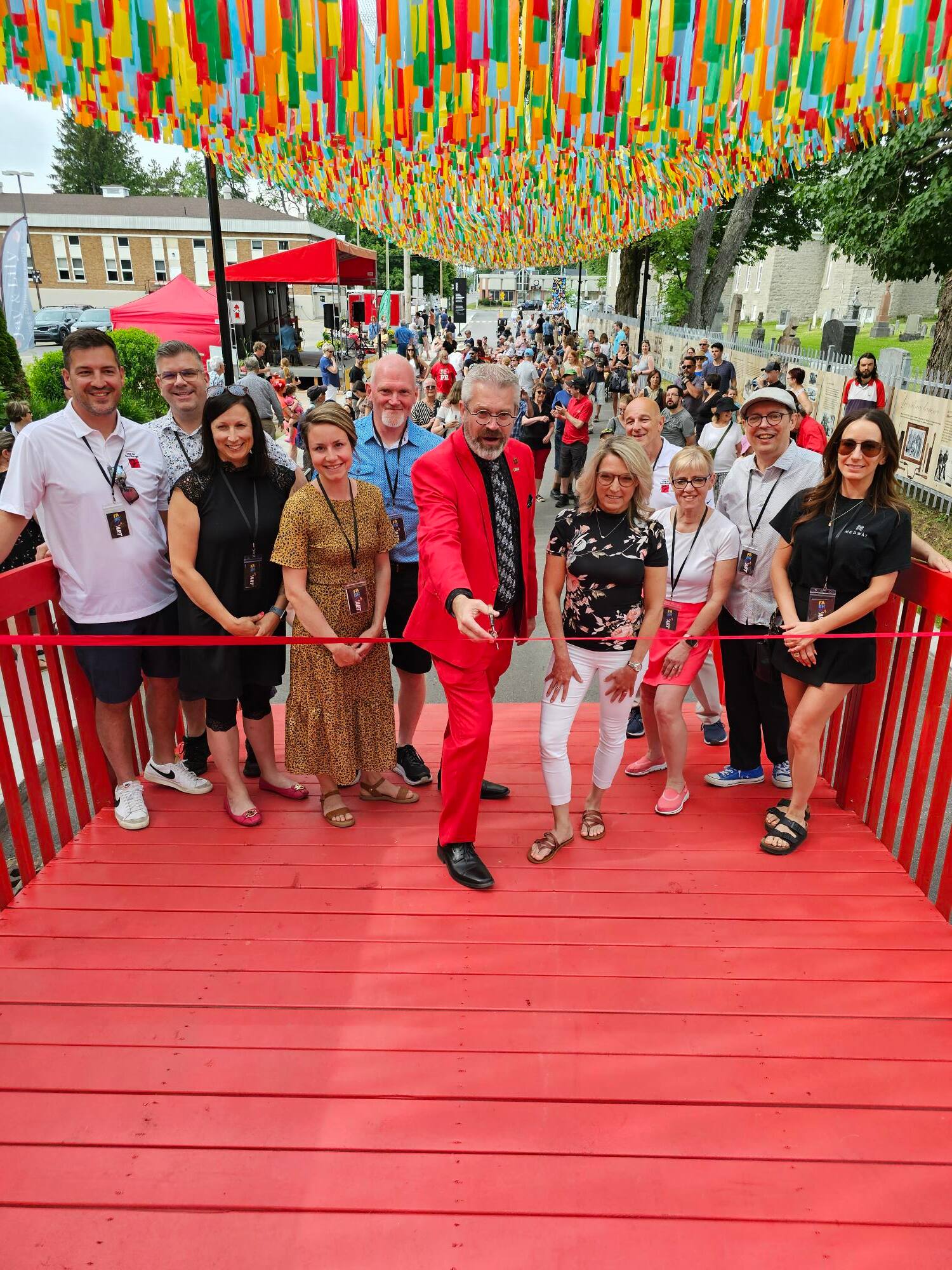 Pont-Rouge a sa rue piétonne | Le Journal de Québec