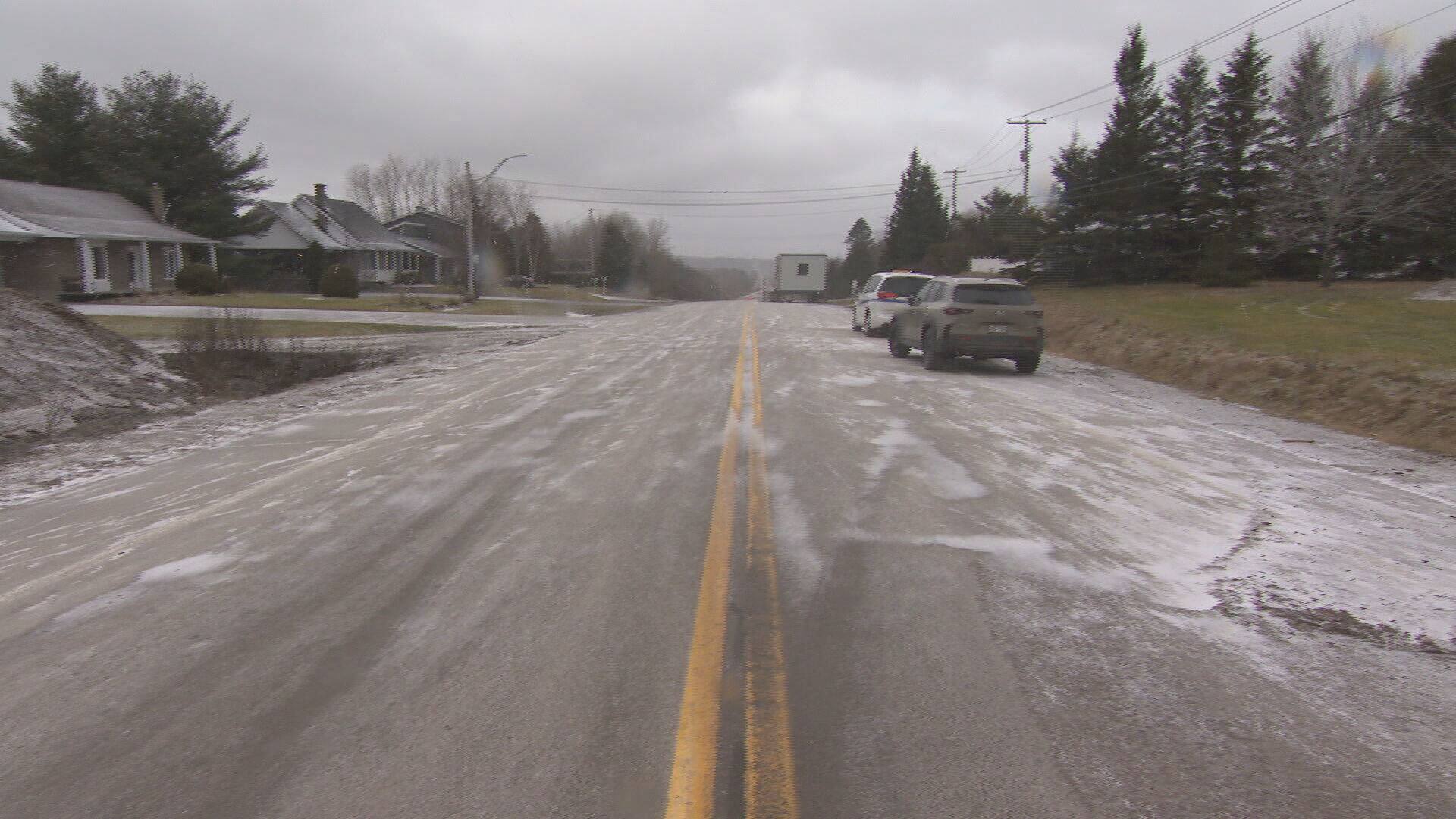 Route 172 : un chemin provisoire aménagé pour éviter le détour | TVA ...
