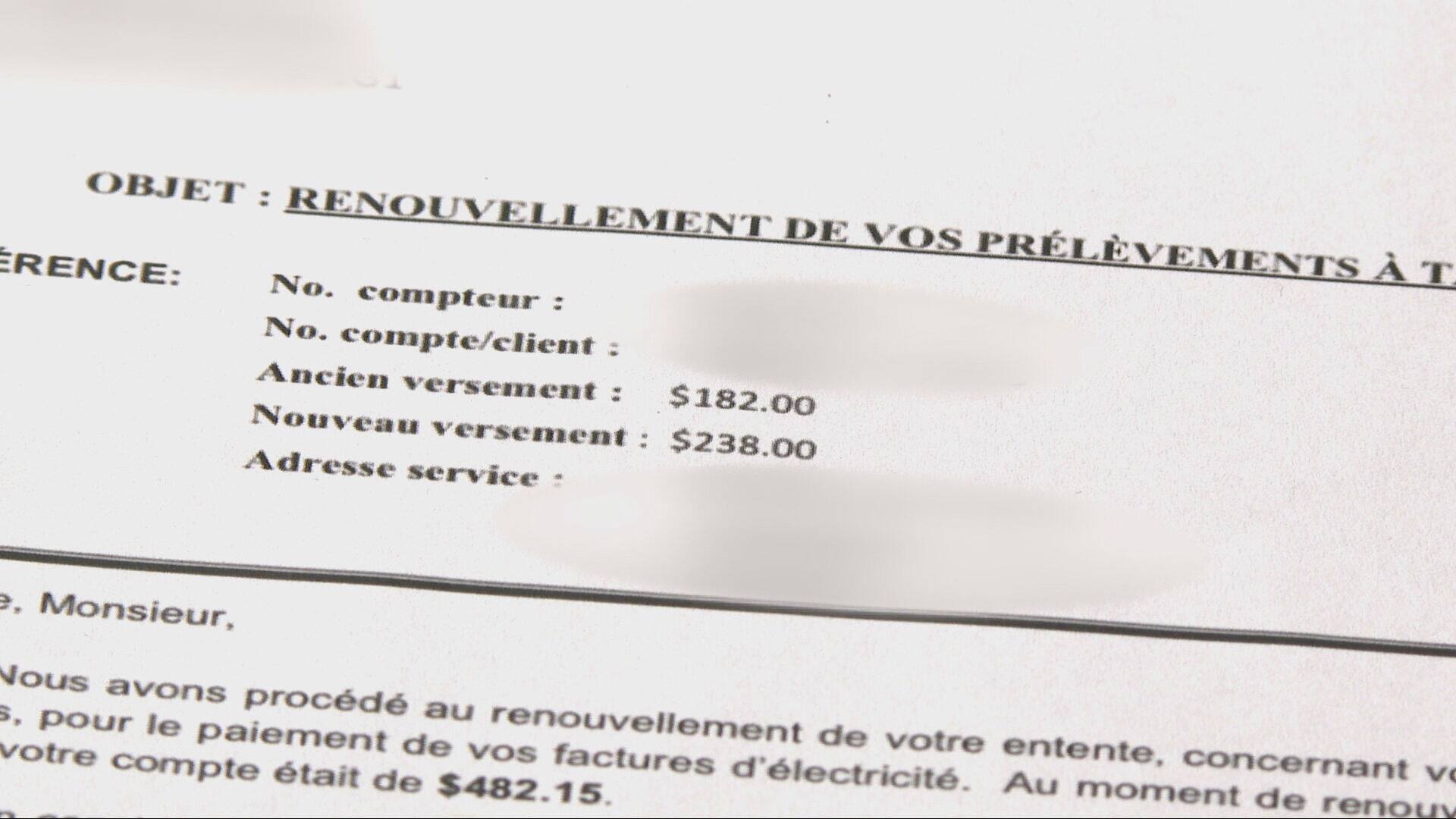 Un ajustement de facture qui surprend plusieurs clients d’Hydro ...