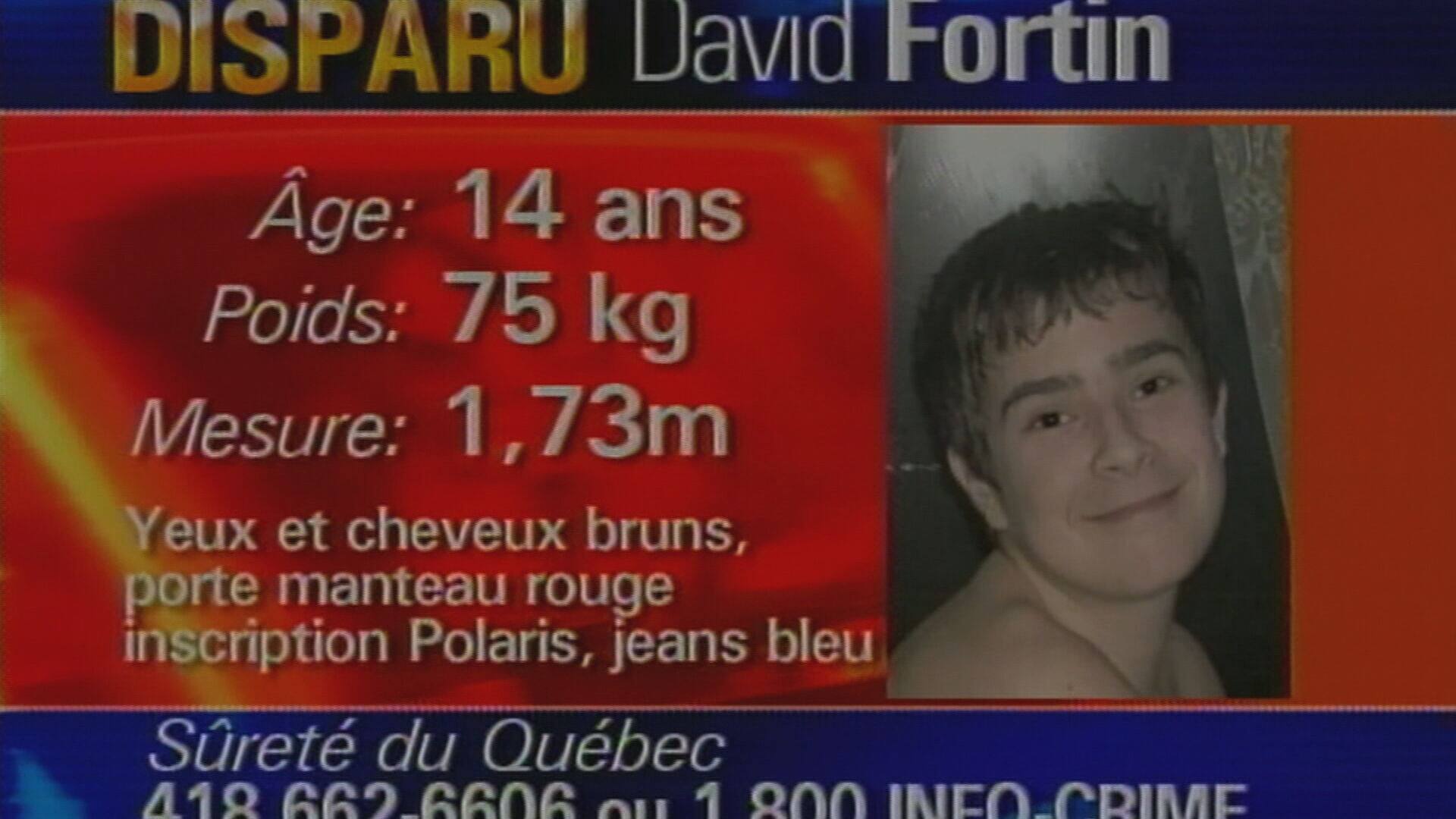 15 ans depuis la disparition de David Fortin | TVA Nouvelles