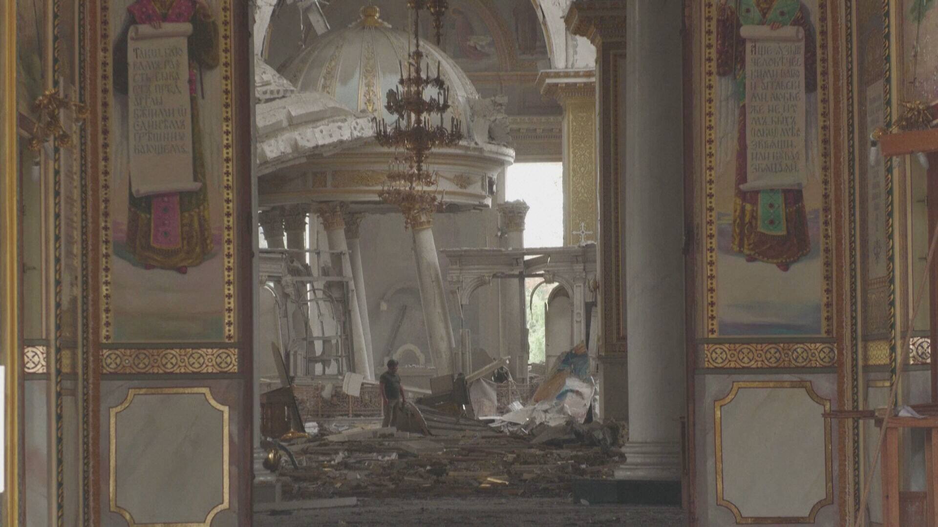 La cathédrale d'Odessa touchée, la contre-offensive ukrainienne a ...