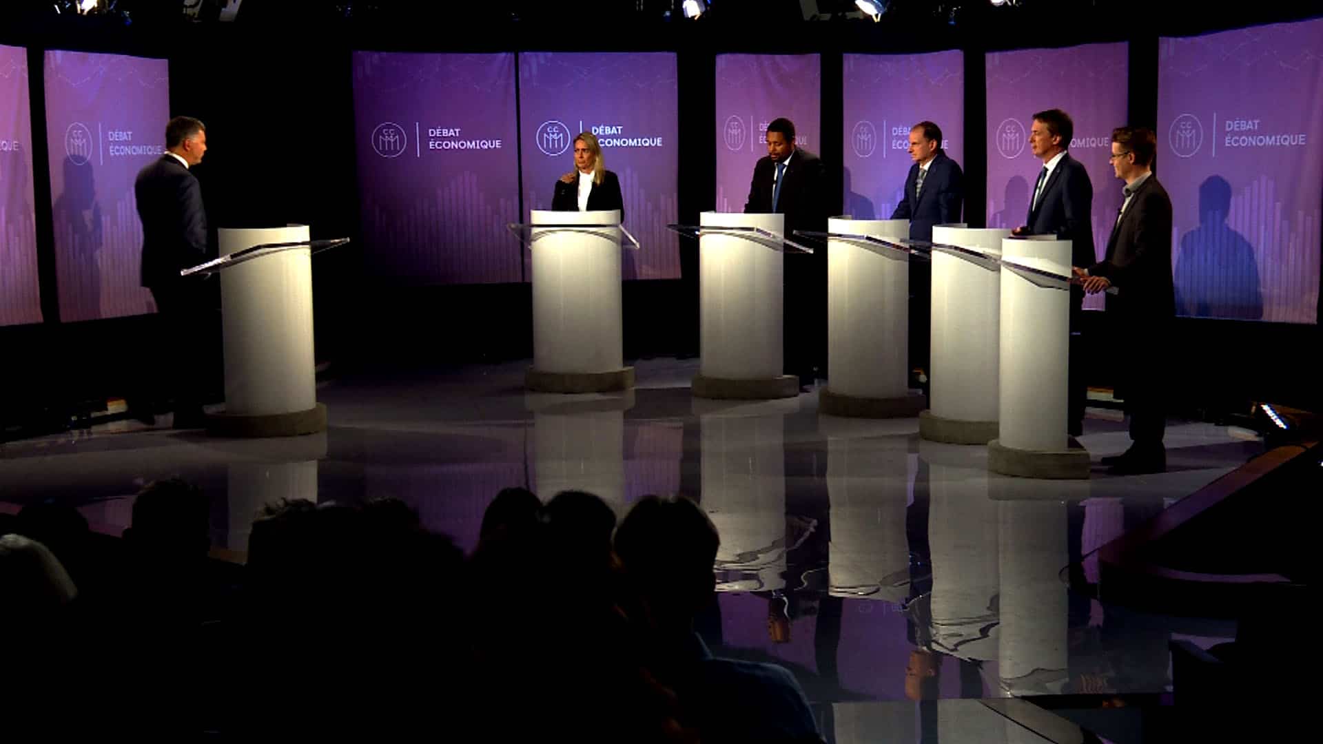 Débat économique de la CCMM à LCN: Eric Girard ciblé par les autres ...