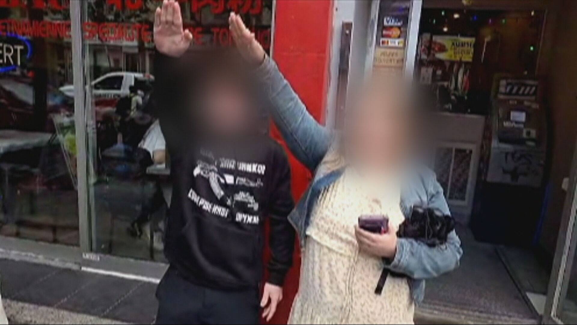 EN VIDÉO | Des saluts nazis en plein centre-ville de Montréal | JDM