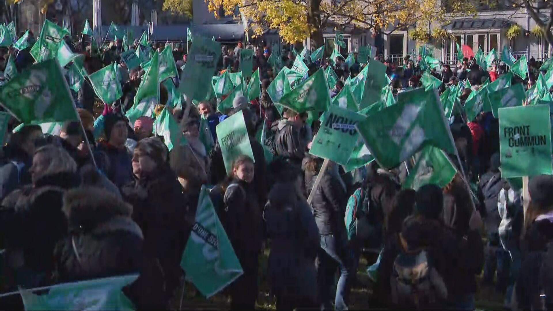 Le front commun intersyndical dévoile ses demandes | TVA Nouvelles