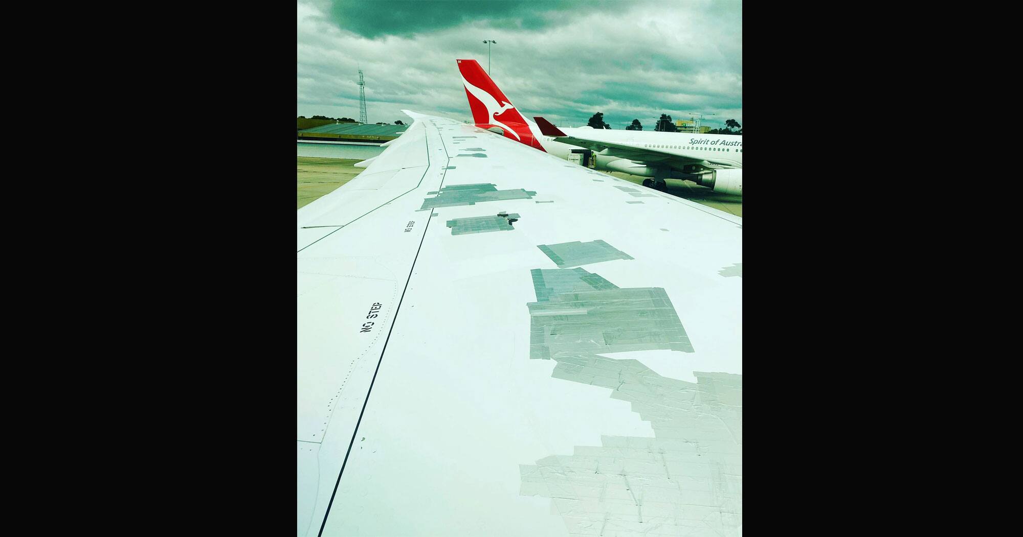 Photo virale: est-ce que l’avion va tenir en un seul morceau? | JDM