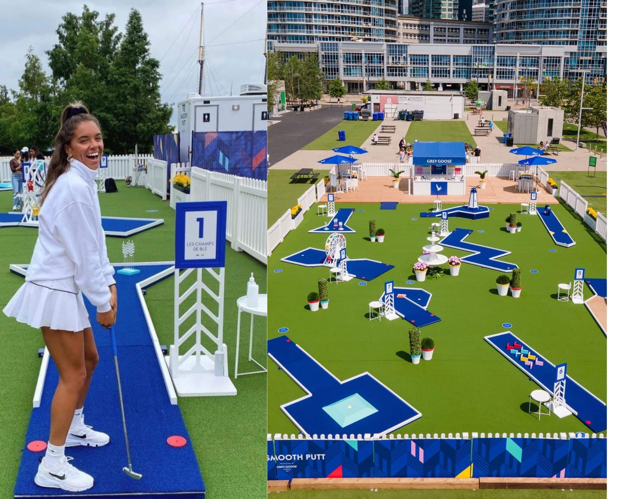 Un minigolf éphémère par GREY GOOSE VODKA s’installe au Vieux-Port de ...