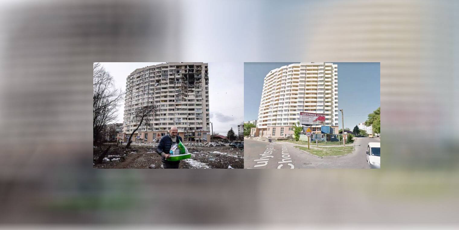 EN IMAGES | Voyez les villes ukrainiennes avant et après les ...